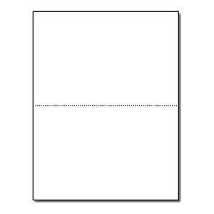 Heavyweight White Jumbo Postcards - 20 Sheets / 40 Postcards - Inkjet/Laser Compatible - Sturdy 80lb Cover - 2 per page Breaks to 5 1/2" x 8 1/2"