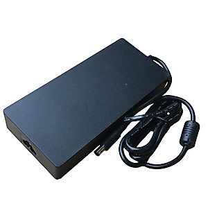 PowerTech AC Adapter - Power Supply for LG 34WN80C-B & 34WN80C Curved UltraWide Monitor, 34W, 5V DC, Black, Barrel Connector