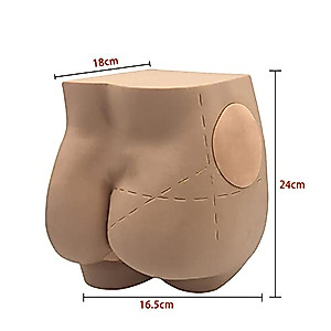 MAYAGU Hip Injection Training Simulator, Buttock Muscle Injection Practice Model For Medical Students Or Nurses Teaching Model, IV Practice Start Kit skin