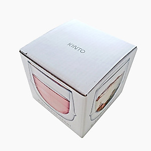 Double-Walled Kinto KRONOS Wine Glass - Maintains Temperature - Prevents Condensation - Set of 2-250 ml (8.45 fl. oz.) each