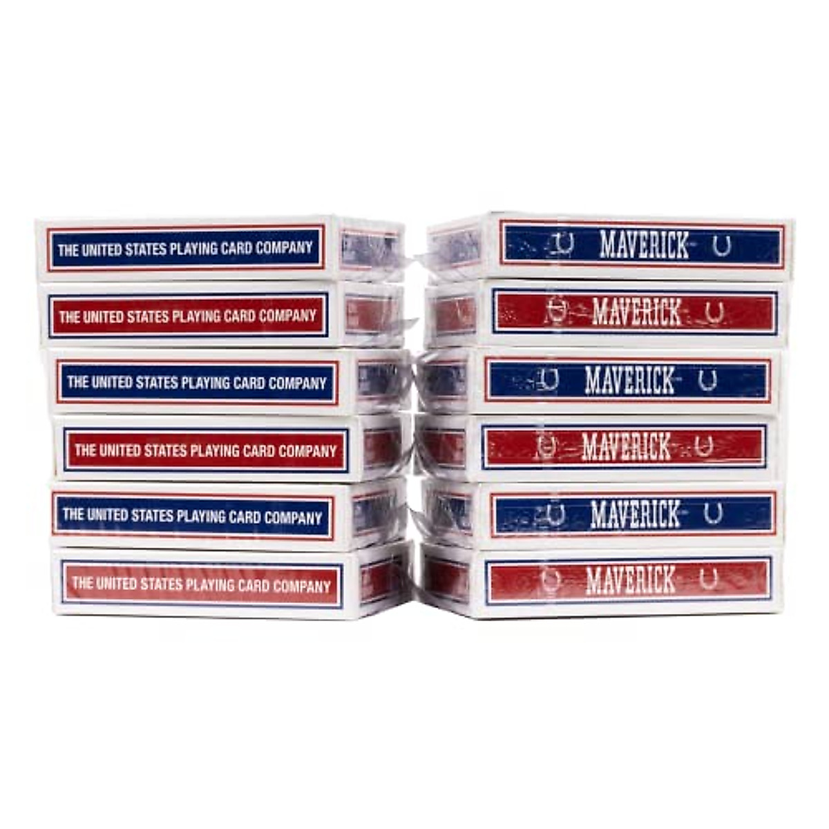 Maverick Jumbo 12 Pack Playing Cards , Blue