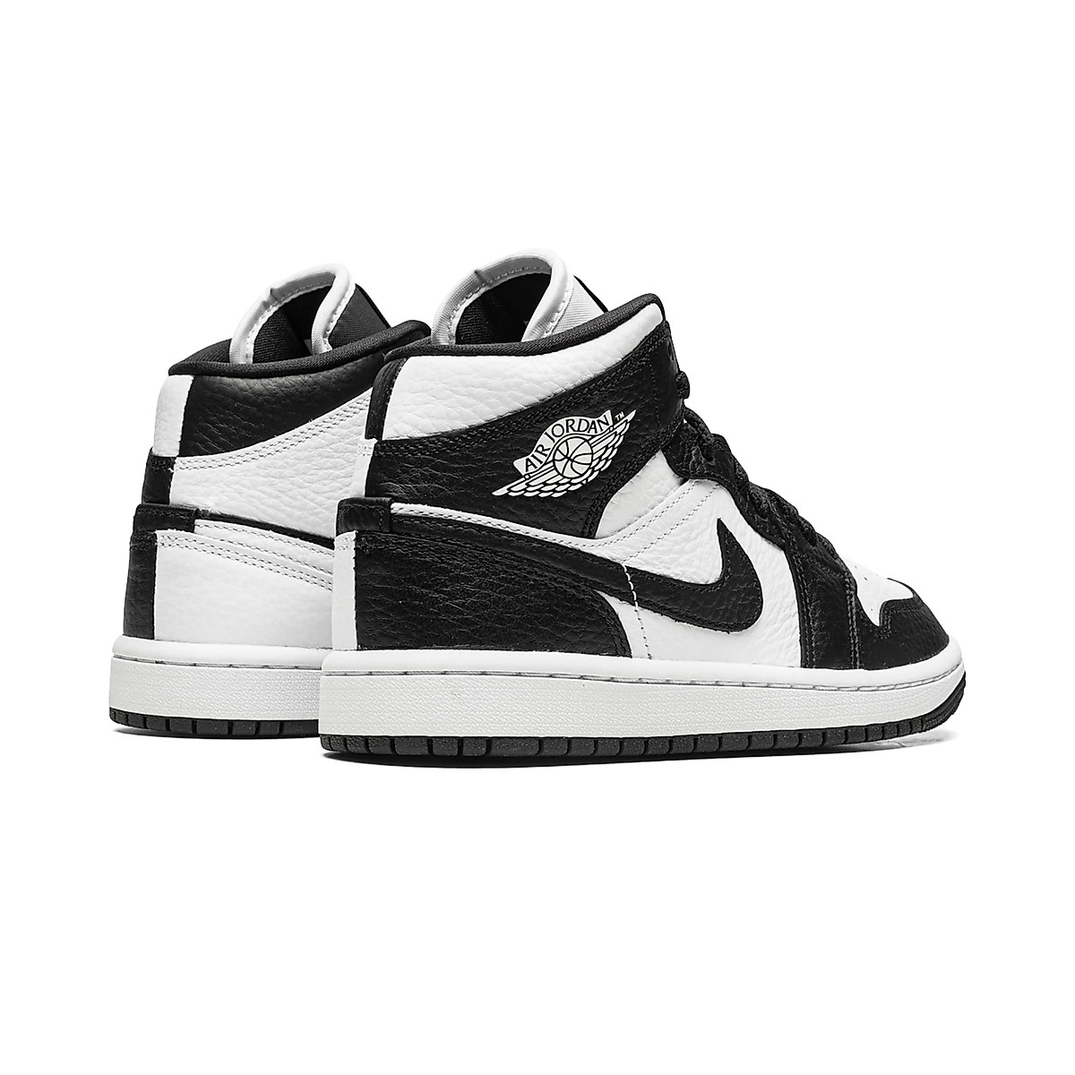 Nike Women's WMNS Air Jordan 1 Mid Trainers, Black, Electric Green, White, 6.5 Women