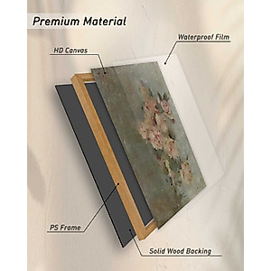 InSimSea Framed Wall Art Home Decor Classical Oil Painting Roses Canvas Prints Wall Decorations Home Office Bathroom Decor 8x10in/20x25cm