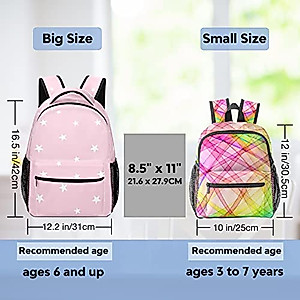 Deven Dinosaur Personalized Mini Kids Toddler Backpack,Waterproof Back Packs Bag for Girls Boys School & Travel
