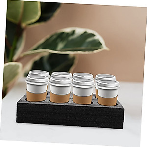 4 Pcs Milk Tea Cup Holder Cup Fixing Packing for Cup Drink Carrier Tray to Go Coffee Cup Holder 8 Cup Accesorios Auto Takeout Coffee Cup Holder Universal Bottle Rack Epe re-usable