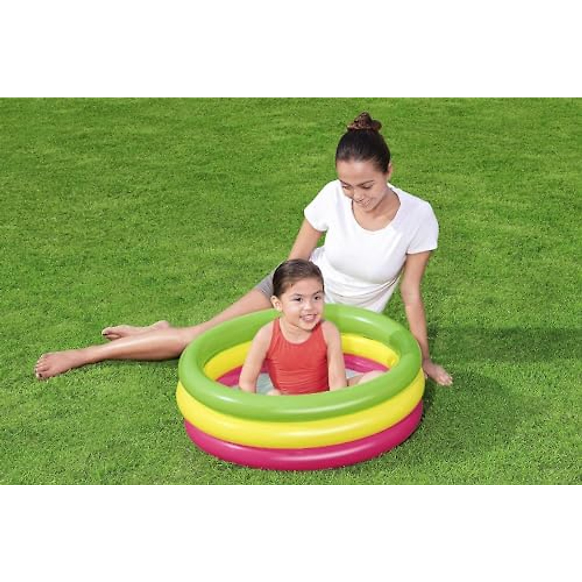 Bestway Summer Paddling Pool, 70 x 24 cm, Round, Multicoloured, from 2 Years