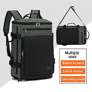 Gym Duffle Bag Backpack 4-Way Waterproof with Shoes Compartment for travel Sport Hiking laptop