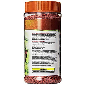 Zilla Bearded Dragon Extruded Food Pellets 6.5 Ounces