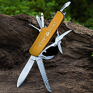 Swiss Eagle Multi-Tool Army Knife - Packs 11 Tools In Your Pocket