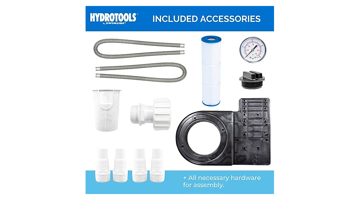 Swimline Hydrotools Sure-Flo Pool Filter System - Efficient, Easy ...