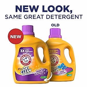 Arm & Hammer Plus OxiClean Odor Blasters Fresh Botanical, 77 Loads Liquid Laundry Detergent, 100.5 Fl oz