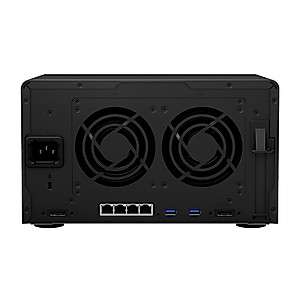 Synology DiskStation DS1618+ NAS Server for Business with Intel 2.1GHz CPU, 16GB Memory, 2TB SSD, 16TB HDD, DSM Operating System, iSCSI Target Ready