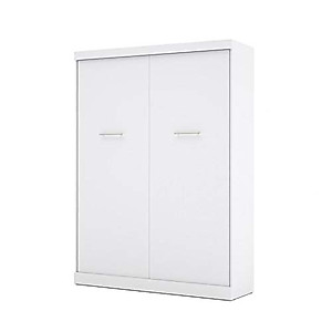 Bestar Nebula 65W Queen Murphy Bed in White