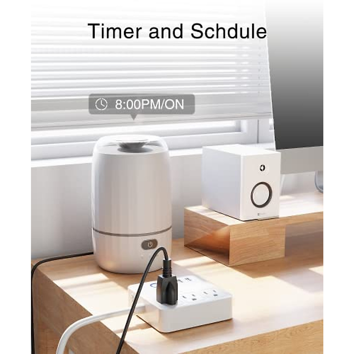 GHome Smart Power Strip, 3 USB Ports and 3 Individually Controlled Smart Outlets, WiFi Surge Protector Works with Alexa Google Home, Home Office Cruise Ship Travel Multi-Plug Extender Flat Plug, 10A