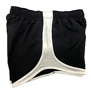 Women's Nike Black/White Drifit Tempo Shorts - XS