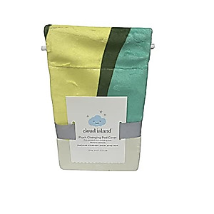 Cloud Island Plush Changing Pad Cover - Rainbow Print