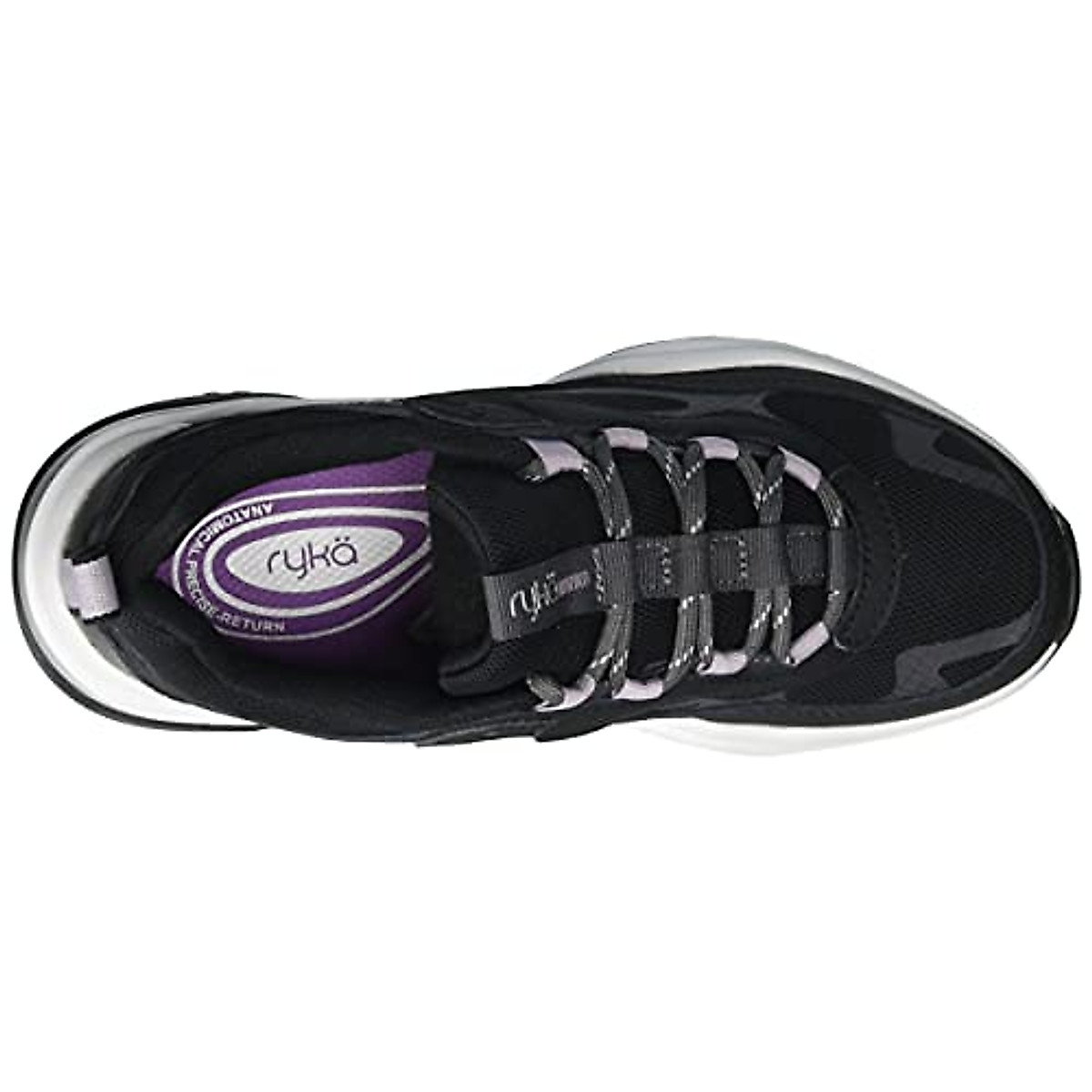 Ryka Women's Noriko Walking Shoe Black Exotic 7 M