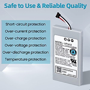 OSTENT 3.7V 930mAh Rechargeable Battery Pack Replacement for Sony PSP GO PSP-N1000/N1001/N1002/N1003/N1004