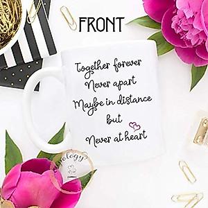 Long Distance Personalized Relationship Mug, Custom States, Girlfriend, Boyfriend, Family, 11oz or 15oz