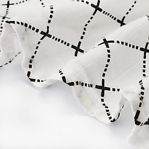 Ruby Star Swaddle Blanket, Muslin Swaddle Blankets, 3 Pack Receiving Blanket for Boys and Girls, 47 x 47 in