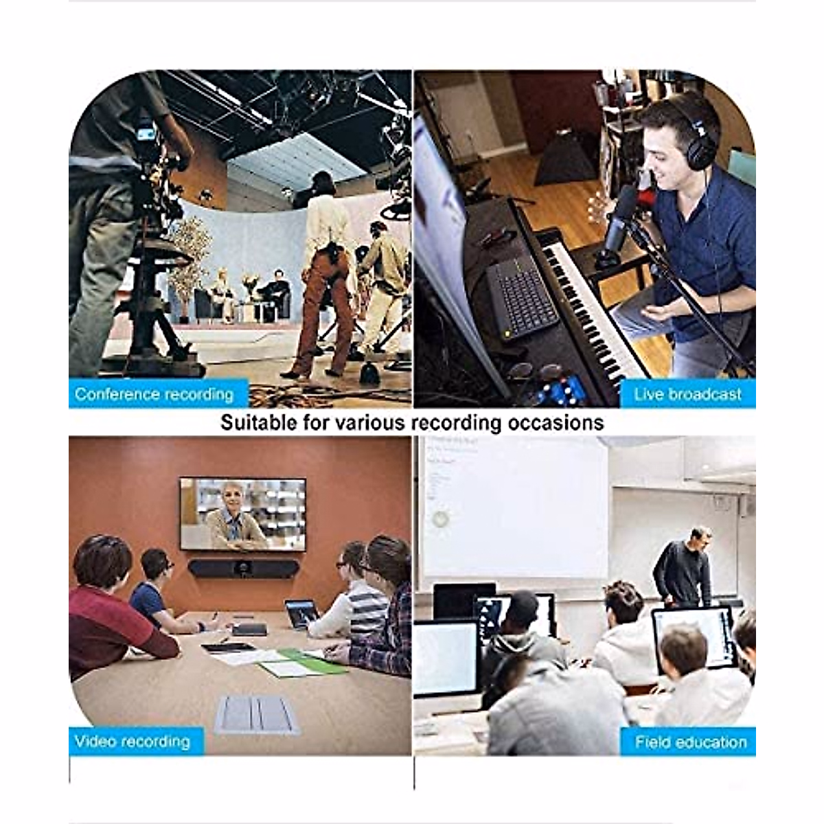 ANKKY USB to HDMI Adapter Cable for Mac iOS Windows 10/8/7/Vista/XP, USB 3.0 to HDMI Male HD 1080P Monitor Display Audio Video Converter Cable Cord - 2M