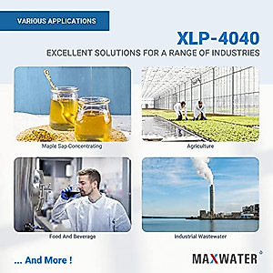 Max Water XLP-4040 (4" x 40") RO (Reverse Osmosis) Commercial Membranes (Good for Industrial Use) - xlp 4040 - (Pack of 24)