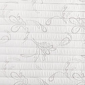 Flash Furniture Dream 12 Inch Hybrid Mattress in a Box, High Density Foam and Pocket Spring Mattress, CertiPur-US Certified Foam, Twin, White/Gray