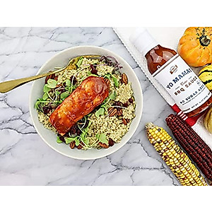 Keto Barbecue BBQ Sauce by Yo Mama's Foods – (Pack of 2) - Vegan, No Sugar Added, Low Carb, Low Sodium, Gluten Free, Paleo, and Made with Whole Non-GMO Tomatoes!