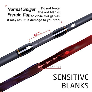 Fishing Rods Spinning Travel Fishing Pole Pack case Portable 4 Sections ulLight Weight Carbon Fiber Poles M Power Medium Action 7ft