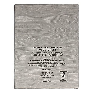 TOUS Man's Les Colognes Concenters, clear, 3/4 Ounce