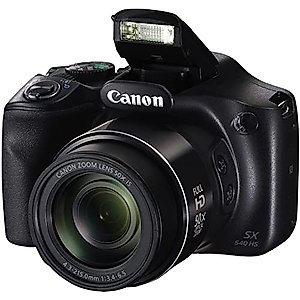 Ca-non (Renewed) PowerShot SX540 HS Digital Camera, Wi-Fi & NFC Enabled - with Built-in Flash, 50x Optical, 4X Digital and 200x Combined Zoom with Optical Image Stabilizer