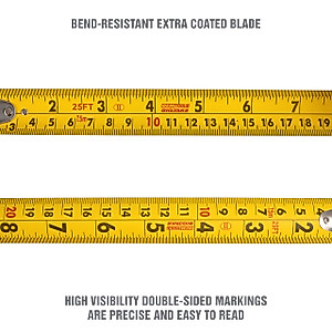 OEMTOOLS 25698 Big Jake 16’ Tape Measure, Electrician Tape Measure, Table Saw Tape Measure, Tape Measure with Magnetic Tip