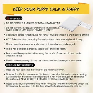 IFOYO Puppy Heartbeat Toy, Anxiety Relief and Calming Aid, Heartbeat Stuffed Animal for Puppy Sleep Aid Crate Training, Puppy Needs Puppy Essential