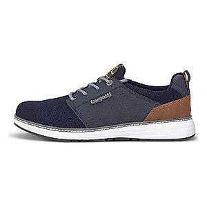 bugatti Men's Sneaker Loafer, Dark Blue, 8.5