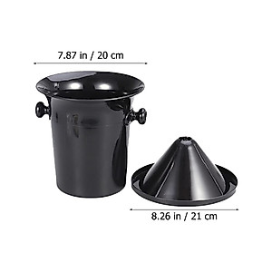 YARDWE 4Pcs Wine Tasting Dump Bucket Champagne Bucket Spit Wine Barrels Ice Bucket Cold Wine Barrels for Wine Whiskey Cocktails