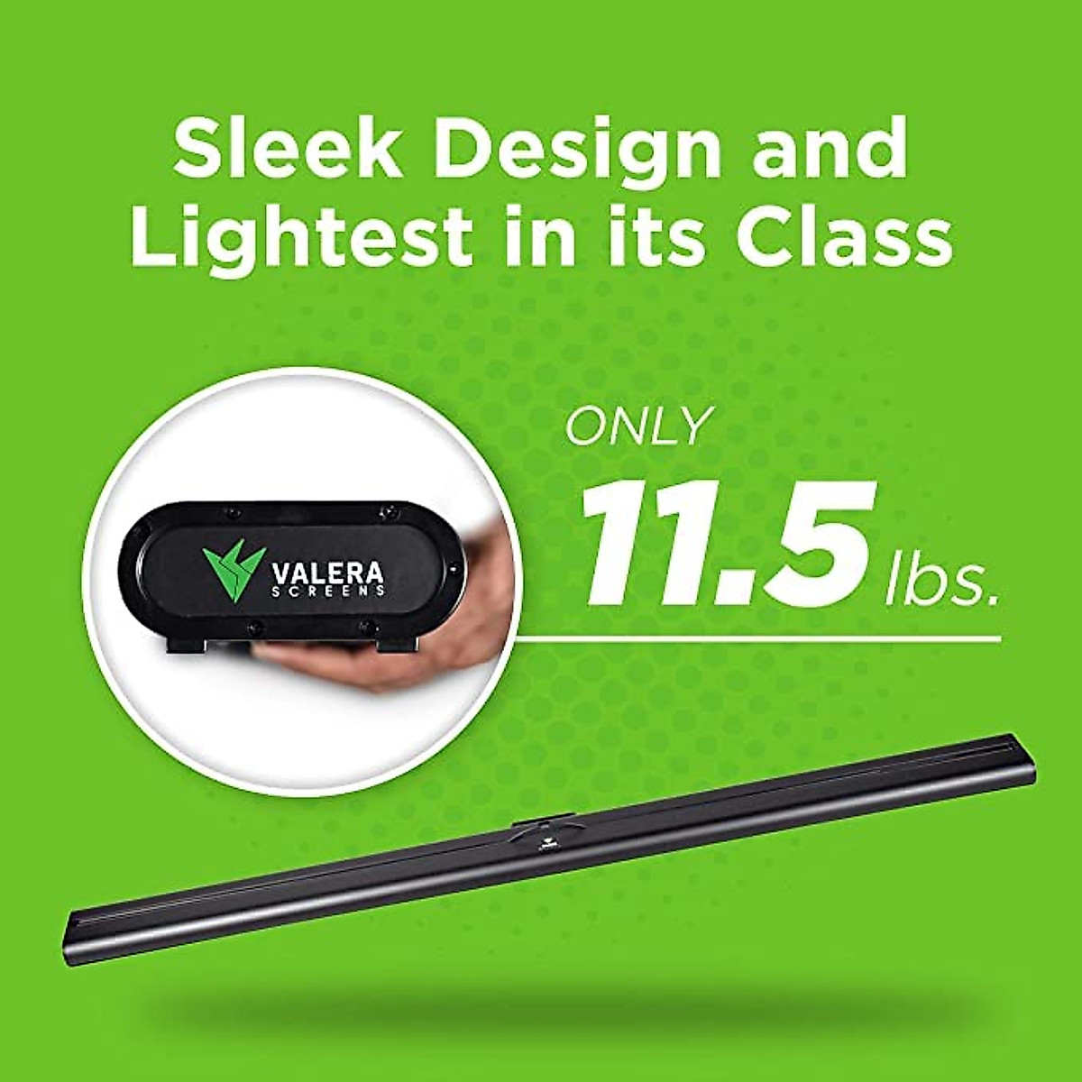 Valera Creator Green Screen – Collapsible Chroma Key Panel,+1000 Free Backgrounds Included, Portable Retractable Wrinkle Resistant Fabric Backdrop, Adjustable Height, 10 Second Setup