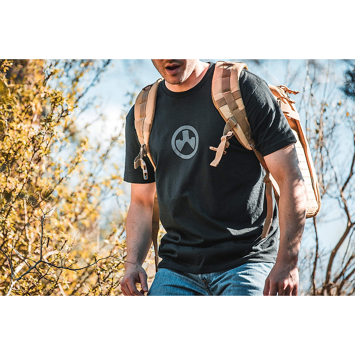 Magpul Men's Icon Logo CVC T-Shirt, Black, Medium