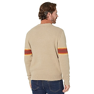 Pendleton Men's Cotton Crew, Mission Trails-Tan, Small