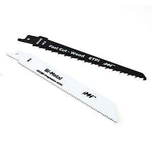MOTORHEAD 20V ULTRA Cordless Reciprocating Saw, Lithium-Ion, Tool-Free Blade Change & Guard, 1” Stroke, 0-3000 SPM, Variable Speed Trigger, 2Ah Battery, Quick Charger, Bag, 2 Blades, USA-Based