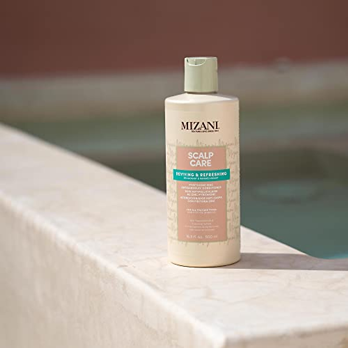 Mizani Scalp Care Dandruff Conditioner | Pyrithione Zinc | Controls Scalp Flaking & Itching | For Curly Hair | 16.9 Fl. Oz