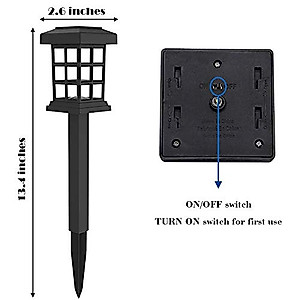 MAGGIFT 12 Pack Solar Pathway Lights Outdoor LED Solar Powered Garden Lights for Lawn, Patio, Yard, Walkway, Driveway