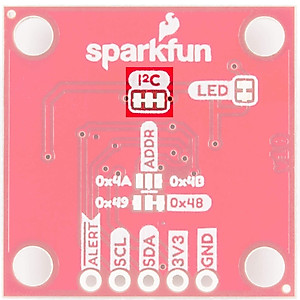 SparkFun Digital Temperature Sensor - TMP102 (Qwiic)-Compatible with Arduino and other Single-board computers Easy-to-Use I2C sensor Plug-and-Play breakout board Runs from 1.4-3.6V input Use with 3.3V