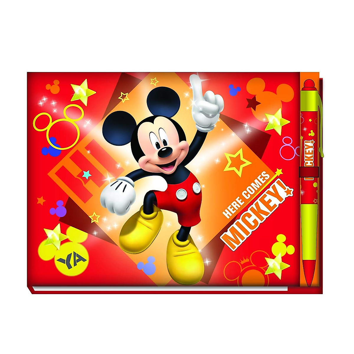 Disney Mickey Deluxe Autograph Book with Pen