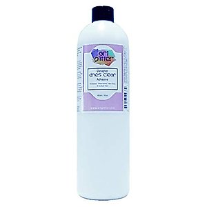 Art Institute Glitter Dries Clear Adhesive Glue 16 Ounce (Flat Cap) Refill Bottle, …