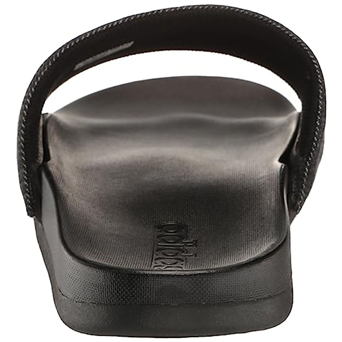 adidas Unisex Adilette Comfort Slide Sandal, Core Black/Preloved Yellow/Core Black, 5 US Men