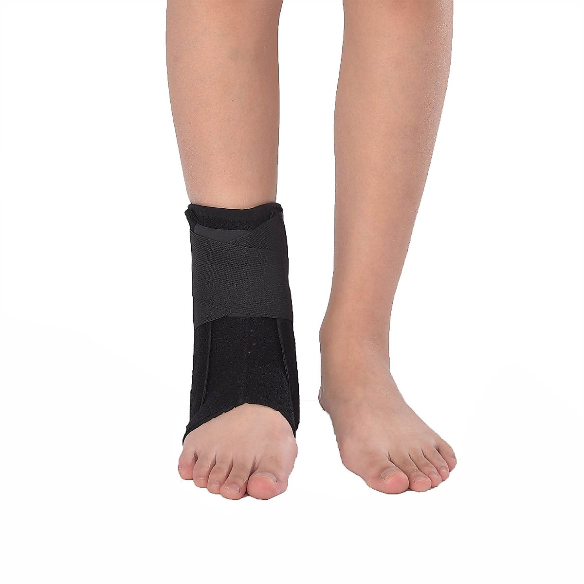 WILLQ Stirrup Ankle Splint Strap with Removable Aluminum Support Brace Ankle Stirrup Brace for Foot Support Ankle Stabilizer Wrap Sprains Strains Post-op Cast Support Injury Protection