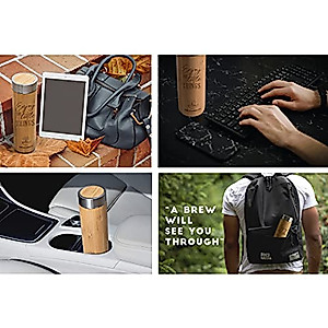 Ariond 17oz Bamboo Tea Tumbler with Infuser & Strainer | Tea Gift Set For Tea Lovers Women, Tea Infuser Insulated Bottle & Loose Tea Thermos | Tea Travel infuser & Tea Infusing Travel Bottle