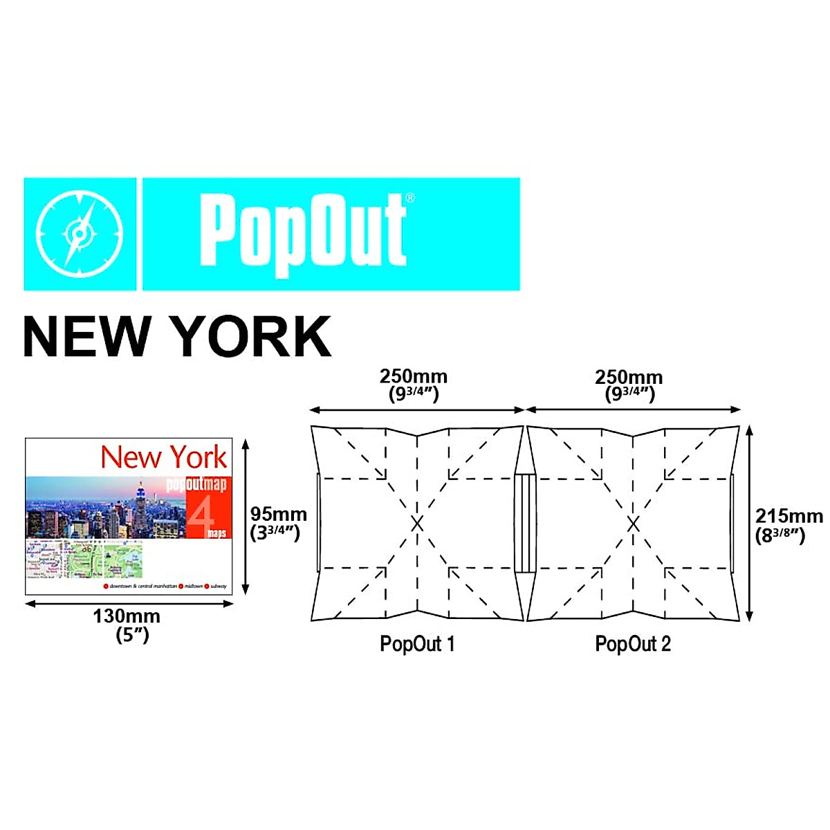 New York PopOut Map (PopOut Maps)