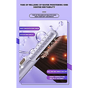 AIKO PRO 2-in-1 360° Hair Styler Flat Iron, Hair Straightener and Curling Iron for All Styles, Floating Plates Design, Cool Airflow for Better Styling, Gift for Girls and Women, Dual Voltage