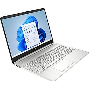 HP 2022 Notebook Laptop, 15.6" HD Touchscreen Display, Intel Core i5-1135G7, 16GB DDR4 RAM, 1TB PCIe SSD, Wi-Fi 5, Webcam, Bluetooth, HDMI, Windows 11 Home, Silver | TGCD Bundle
